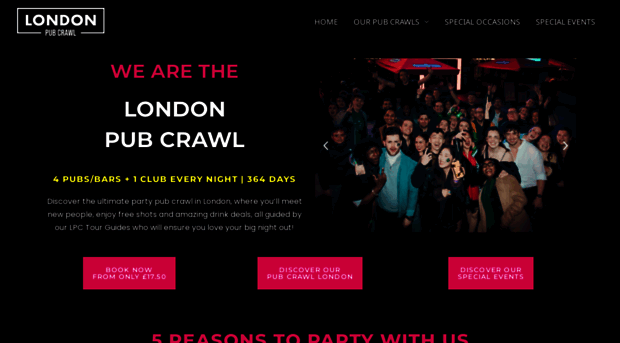 londonpubcrawl.co.uk - London Pub Crawl - #1 Bar Craw... - London Pub Crawl