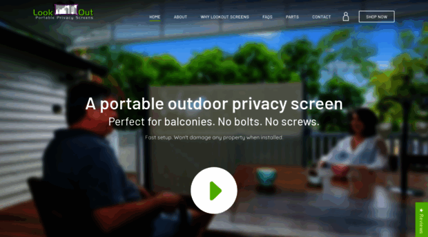 lookoutscreens.com.au - Outdoor privacy screen for apa... - Lookout ...