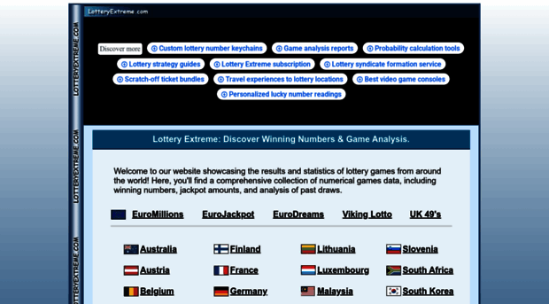 lotteryextreme.com - Lottery results from around th... - Lottery Extreme