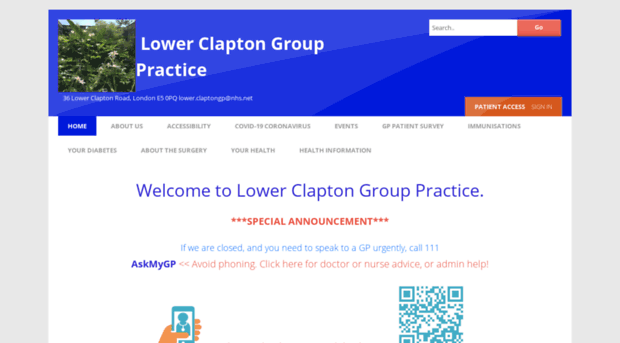 lowerclapton.nhs.uk - Lower Clapton General Practice... - Lower Clapton