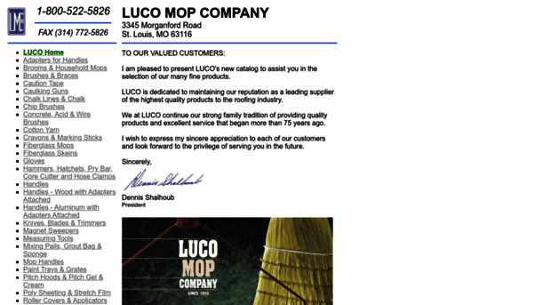 lucomop.com - LUCO Mop Company - LUCO Mop
