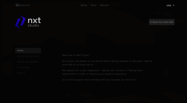 luminous-webstore.tebex.io - NXT Studio | Welcome - Luminous Webstore Tebex