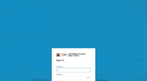 mail.govmail.ke - Zimbra Web Client Sign In - Mail Govmail