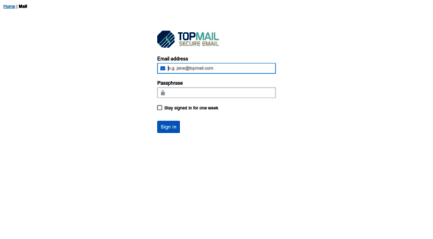 mail.topmail.ie - Topmail Webmail Access :: Welc... - Mail Topmail