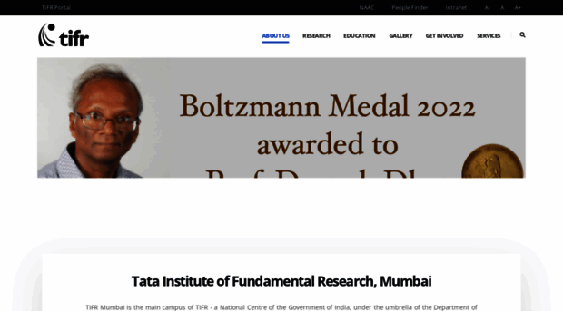 main.tifr.res.in - Tata Institute of Fundamental ... - Main TIFR