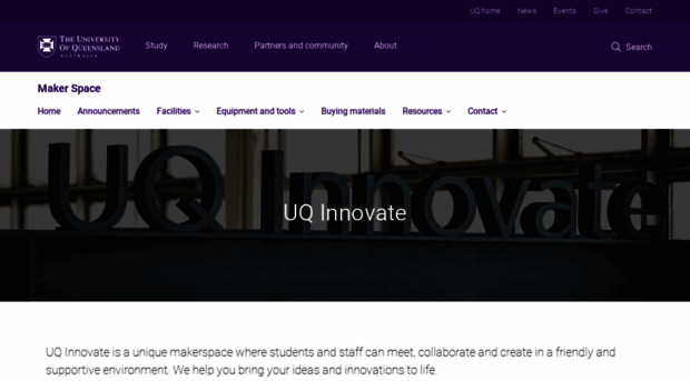 makerspace.uq.edu.au - Maker Space - University of Qu... - Maker Space Uq