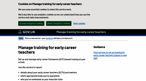manage-training-for-early-career-teachers.education.gov.uk - Manage ...