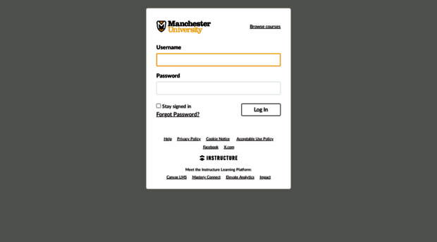 manchester.instructure.com - Canvas Login | Instructure - Manchester ...