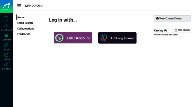 mango-cmu.instructure.com - Log in with... - Mango Cmu Instructure