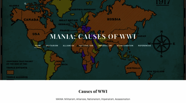 maniacausesww1.weebly.com - Mania: Causes of WWI - Home - Mania Causes ...