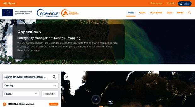 mapping.emergency.copernicus.eu - Home | Copernicus EMS On Dema ...