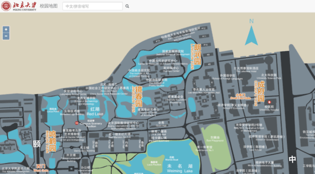 maps.pku.edu.cn - Peking University Campus Map - Map S Pku