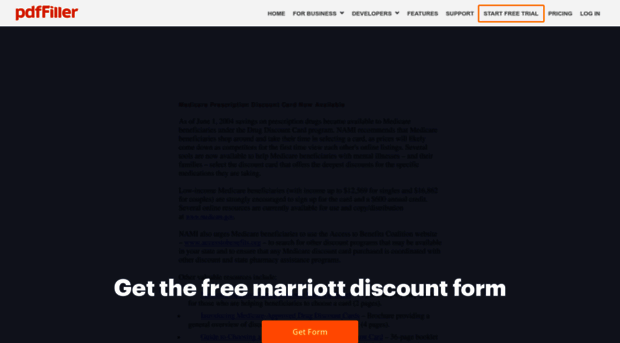 marriott-employee-discount-form-pdf.pdffiller.com - Unusual traffic ...