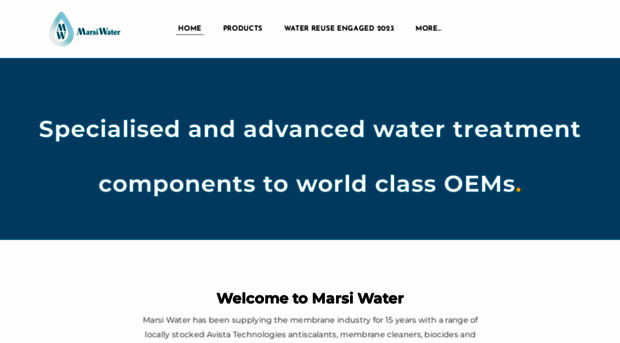 marsiwater.com - Marsi Water - Water treatment ... - Marsi Water