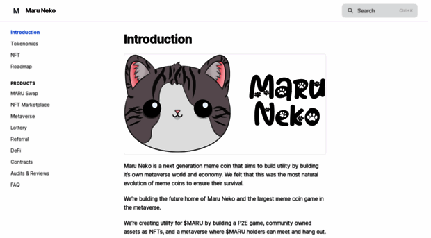 maru-neko.gitbook.io - Introduction | Maru Neko - Maru Neko Gitbook