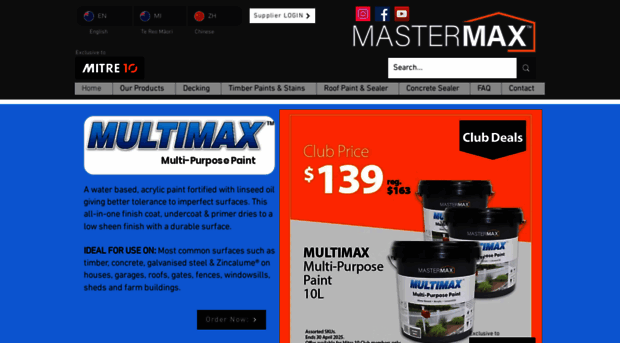 mastermax.co.nz - MasterMAX | Paint and stain ma... - MasterMAX