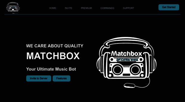 matchboxbot.xyz - MatchBox - Discord Music Bot! - Match Box Bot