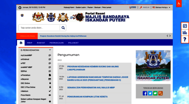 mbip.gov.my - Home - MBIP - MBIP Gov