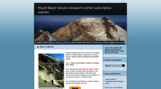 mbvrc.wordpress.com - Mount Baker Volcano Research C... - Mbvrc Wordpress