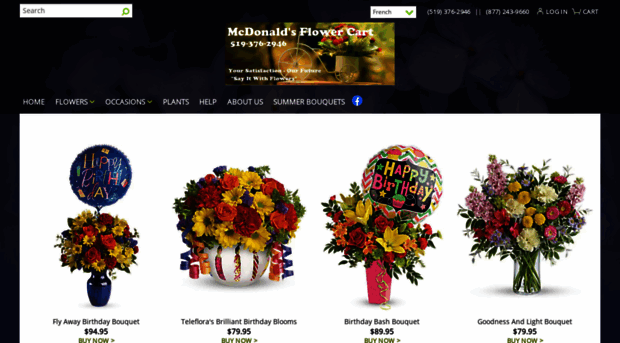 mcdonaldsflowercart.com - Owen Sound Florist - Flower De... - Mc Donald ...