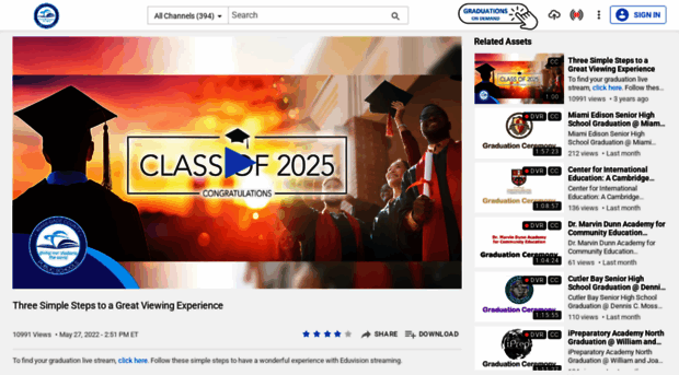 mdcpsgraduations.eduvision.tv - mdcpsgraduations - Eduvision - Mdcpsgraduations Eduvision