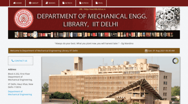 mechlib.iitd.ac.in - Mechanical Engineering Library... - Mechlib IIT D