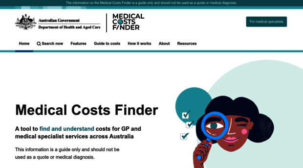 medicalcostsfinder.health.gov.au - Medical Costs Finder | Austral ...