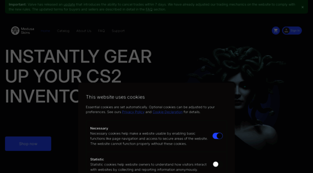 medusaskins.com - Medusa Skins – Rare CS 2 Skins... - Medusa Skins