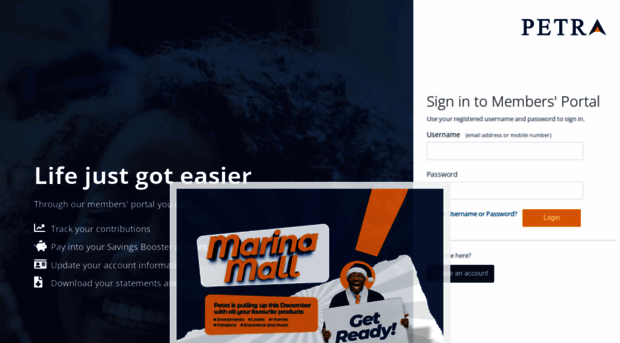 members.petraonline.com - Sign in to Members' Porta... - Members Petra ...
