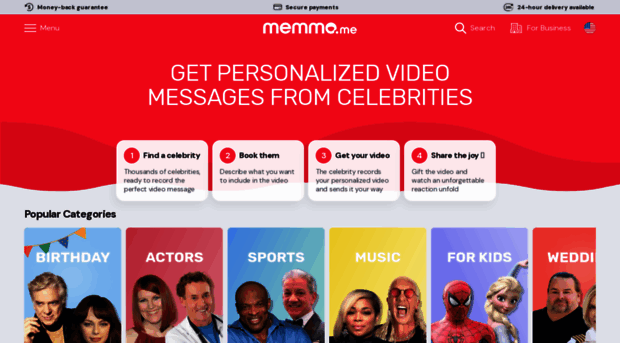 memmo.me - Personalized video messages fr... - Memmo