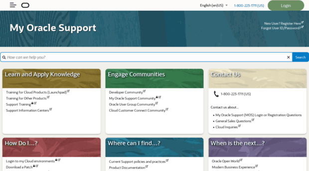 metalink.oracle.com - My Oracle Support - Metalink Oracle