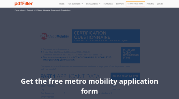 metro-mobility-application.pdffiller.com - Unusual traffic detected ...