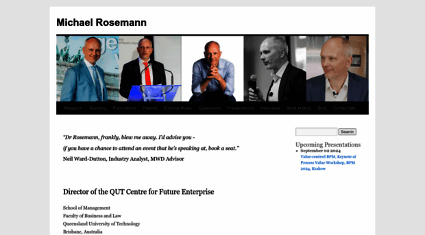 michaelrosemann.com - Michael Rosemann - Michael Rosemann