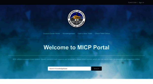micpportal.customs.gov.ph - MICP - MICP Portal Customs