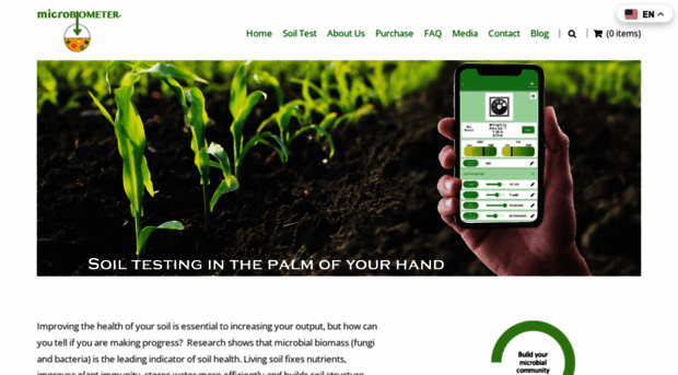 microbiometer.com - Microbial Biomass Soil Testing... - MicroBIOMETER