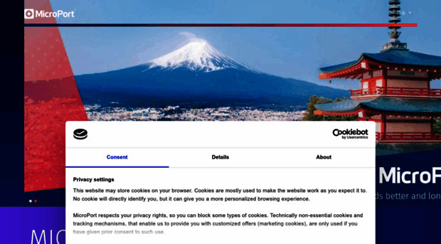 microport.co.jp - Microport | Home - Microport