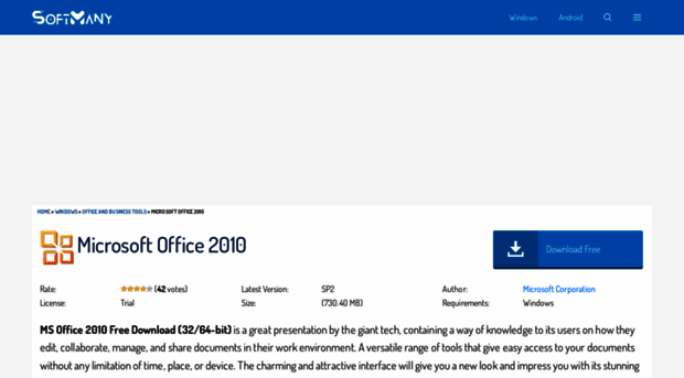 microsoft-office-2010.softmany.com - Microsoft Office 2010 Download ...