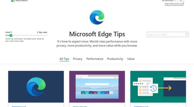 microsoftedgetips.microsoft.com - Microsoft Edge Features & Tips - Microsoft Edge Tips
