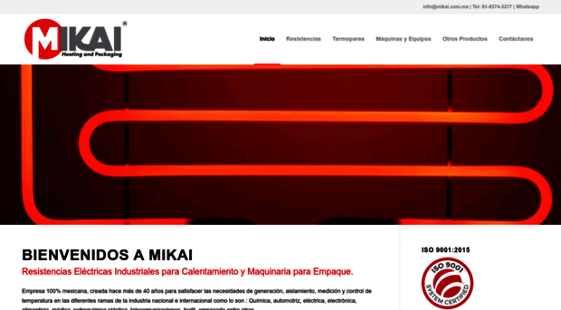 mikai.com.mx - MIKAI – Heating & Packaging - MIKAI