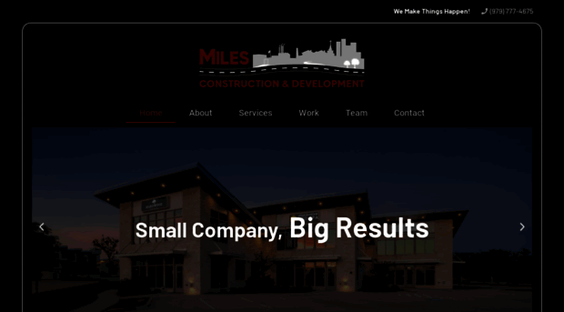 milesconstructioncorp.com - Miles Construction and Develop... - Miles ...