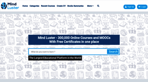 mindluster.com - Mind Luster 300,000 Online Cou... - Mind Luster