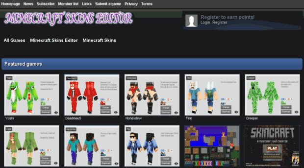 minecraftskinseditor.net - Minecraft Skin Editor Online - Minecraft ...
