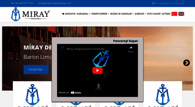 mirayshipping.com - Miray Shipping Gemi Acenteliği - Miray Shipping