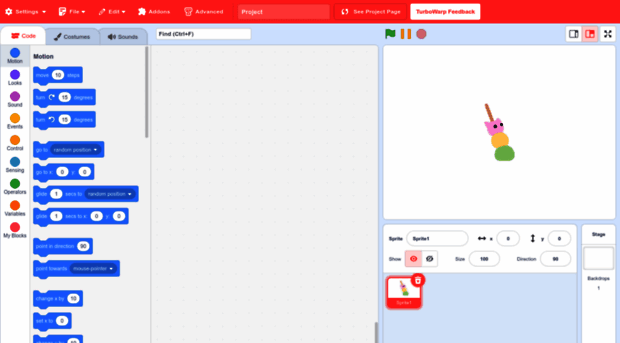 mirror.turbowarp.xyz - TurboWarp - Run Scratch projec... - Mirror Turbo ...