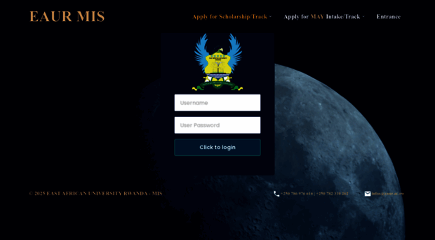 mis.eaur.ac.rw - EAUR - MIS - MIS EAUR