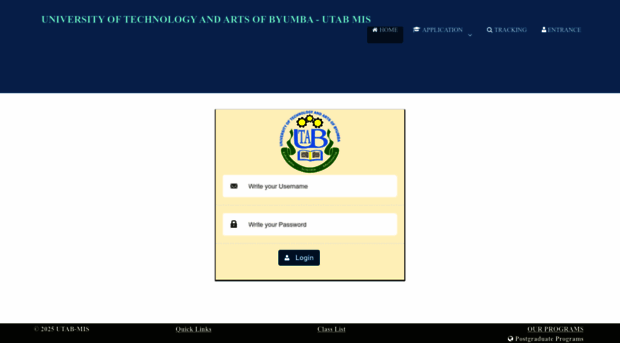 mis.utab.ac.rw - UTAB - MIS - MIS UTAB