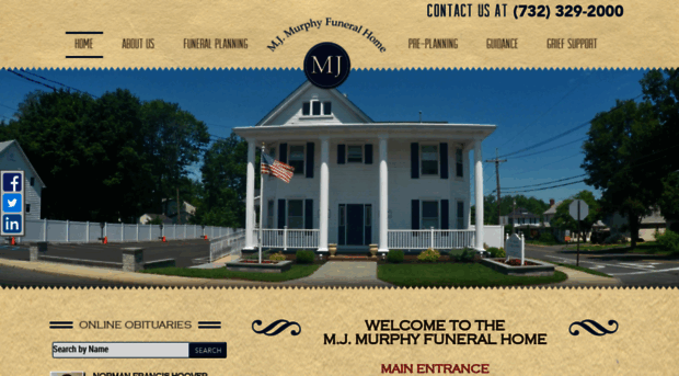 mjmurphyfuneralhome.com - M.J. Murphy Funeral Home - M J Murphy Funeral ...