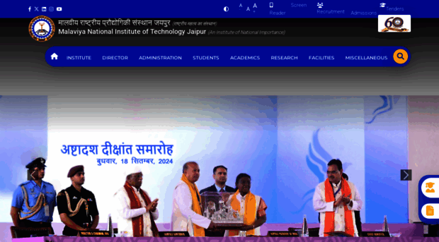 mnitjaaelection2021.mnit.ac.in - Malaviya National Institute of ...