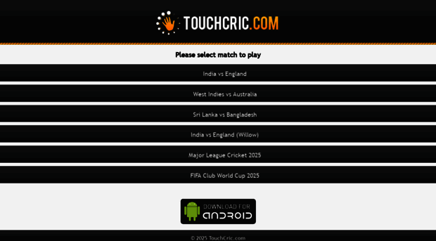 mob.touchcric.com - TouchCric | India vs England L... - Mob Touch Cric