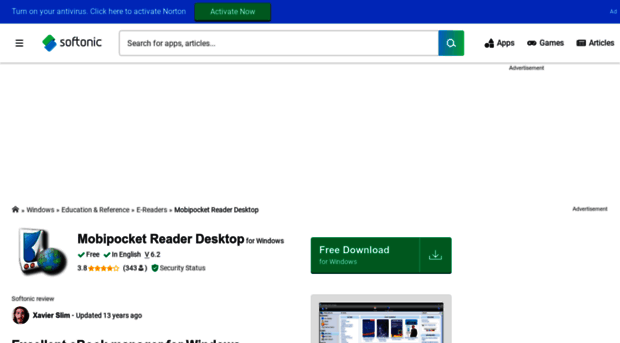 mobipocket-reader-desktop.en.softonic.com - Mobipocket Reader Desktop ...